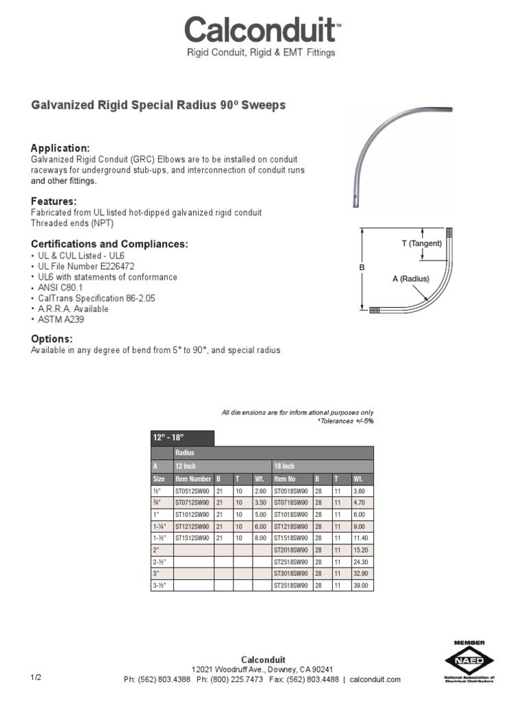 GRC 90 SWEEPS Submittal-Sheet | Download Free PDF | Equipment | Civil ...