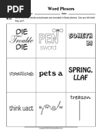 Word Plexer Puzzle Collection | PDF