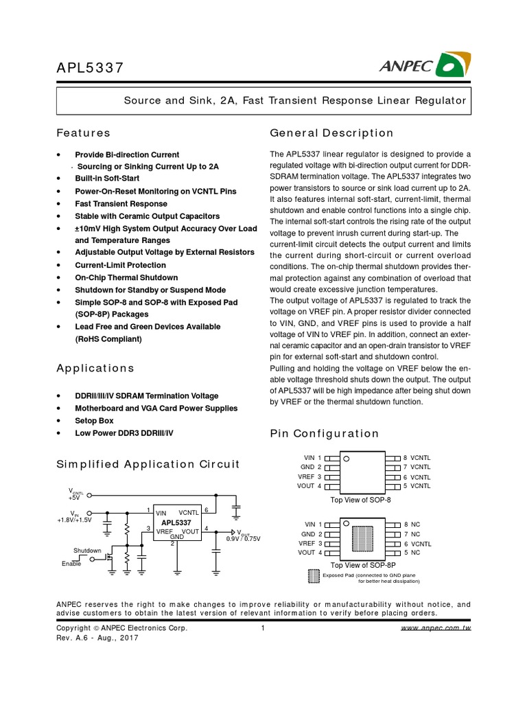 APL5337 | PDF | Capacitor | Electronic Circuits