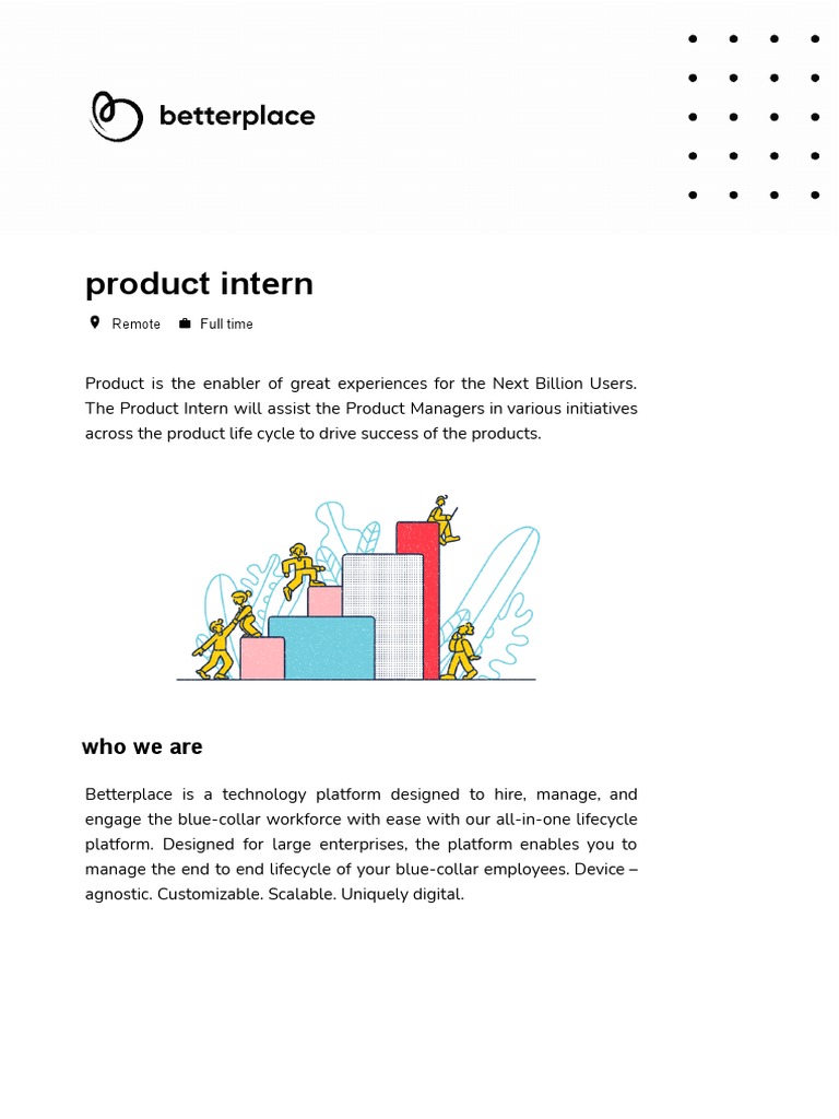 Product Intern: Who We Are | PDF | Business