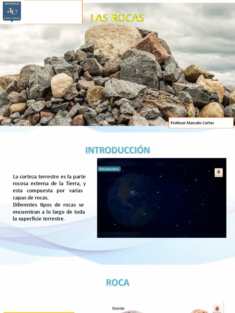 7° Las Rocas y Sus Nombres | PDF | Roca (geología) | Roca ígnea