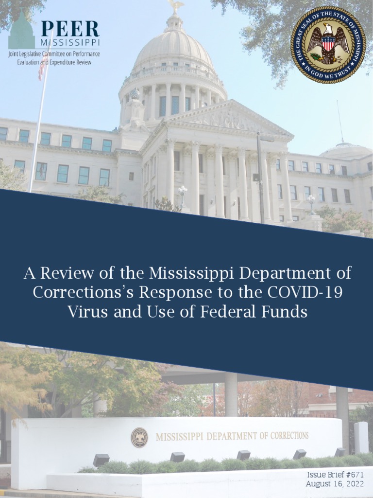 PEER Report On MDOC | PDF | Prison | Infection
