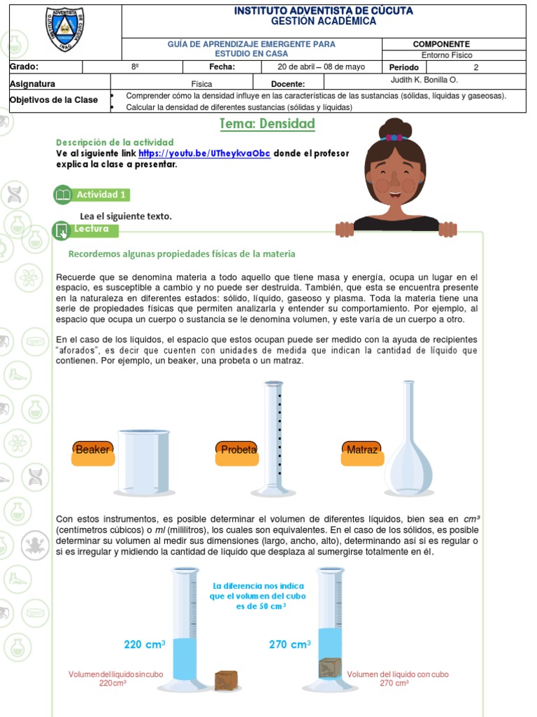Densidad | PDF | Densidad | Volumen