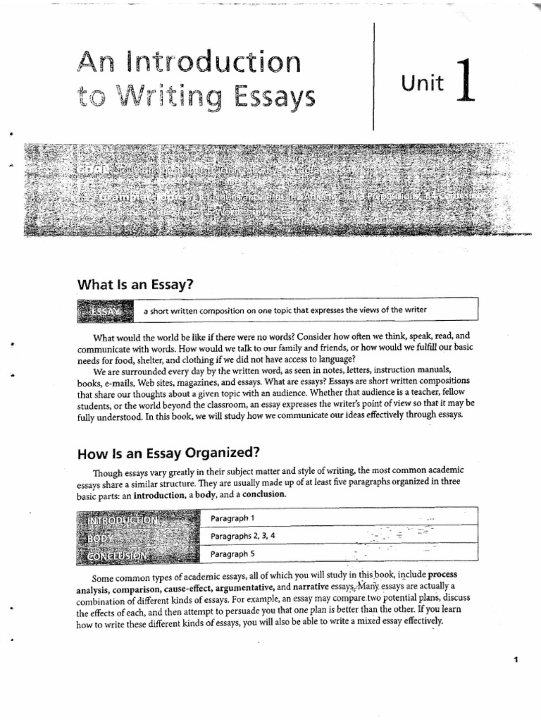 Great Writing 5 Unit 1 | PDF