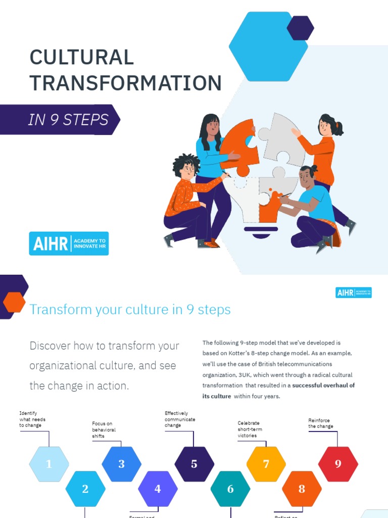 AIHR Cultural Transformation in 9 Steps 1650492860 | PDF | Leadership ...