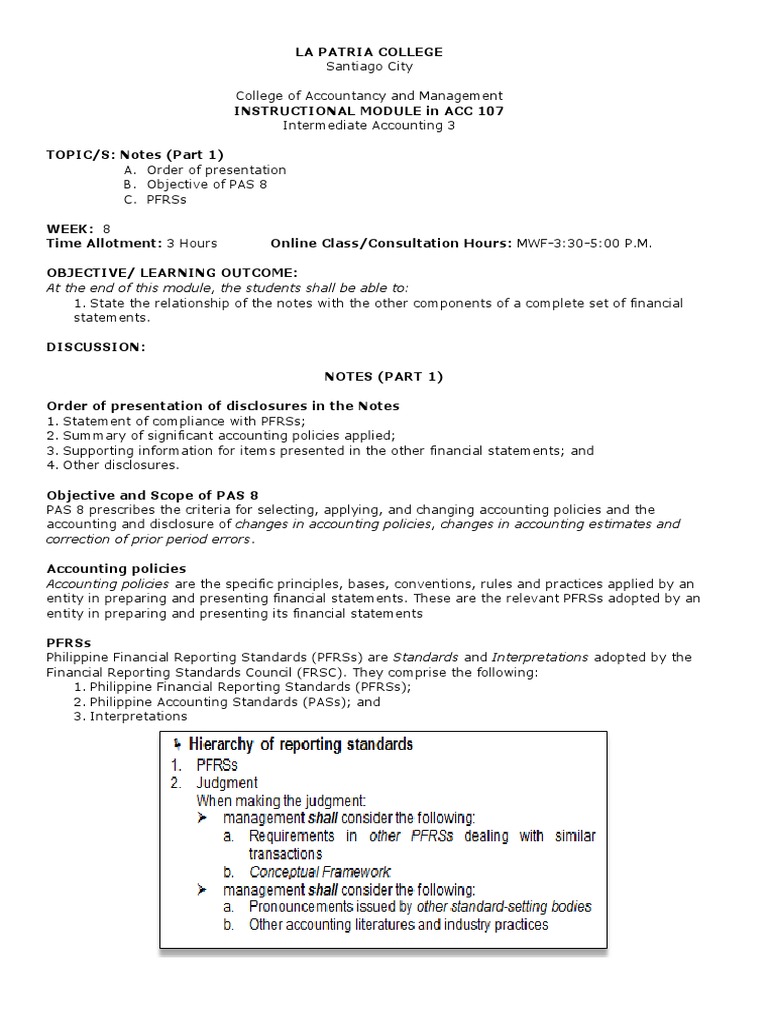 Acc 107 Week 8 Module | PDF