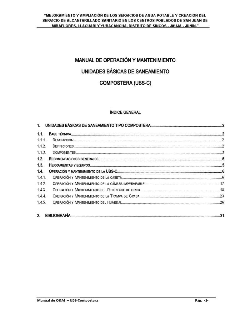 Man. Ubs-Compostera | PDF | Orina | Fertilizante