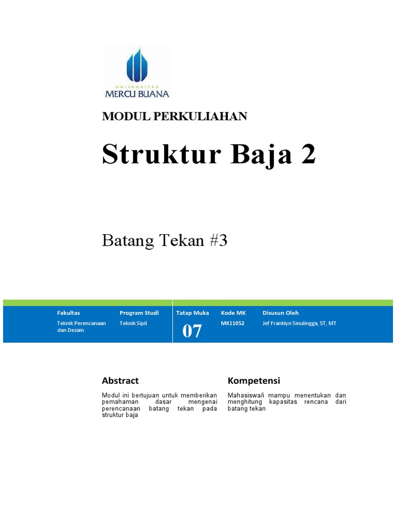Struktur Baja 2 | PDF