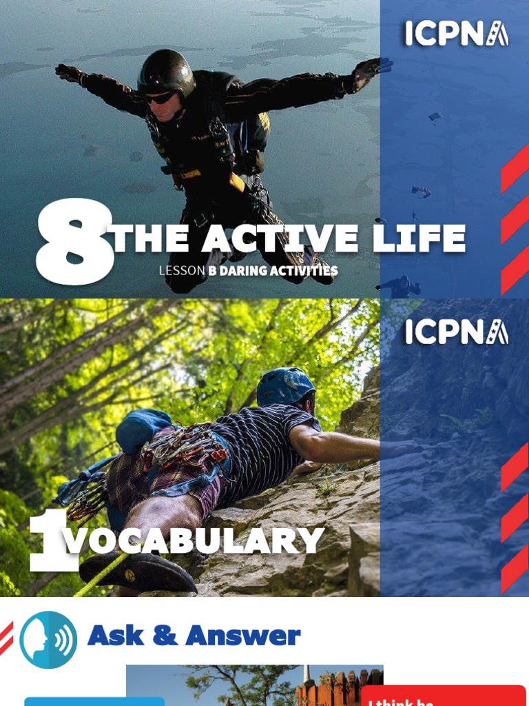 Unit 08 The Active Life - Lesson B | PDF | Question