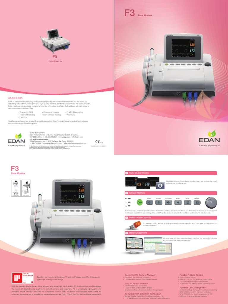 Fetal Monitor: About Edan | PDF | Computer Science | Computer Engineering