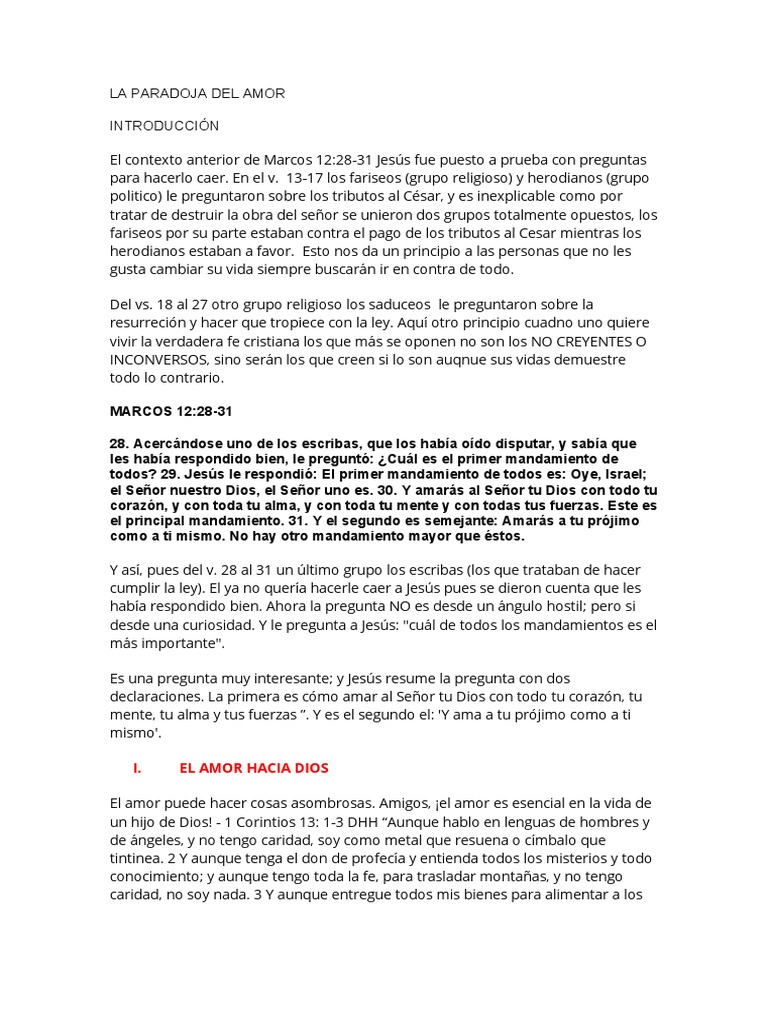 La Paradoja Del Amor | PDF | Amor | Creencia religiosa y doctrina