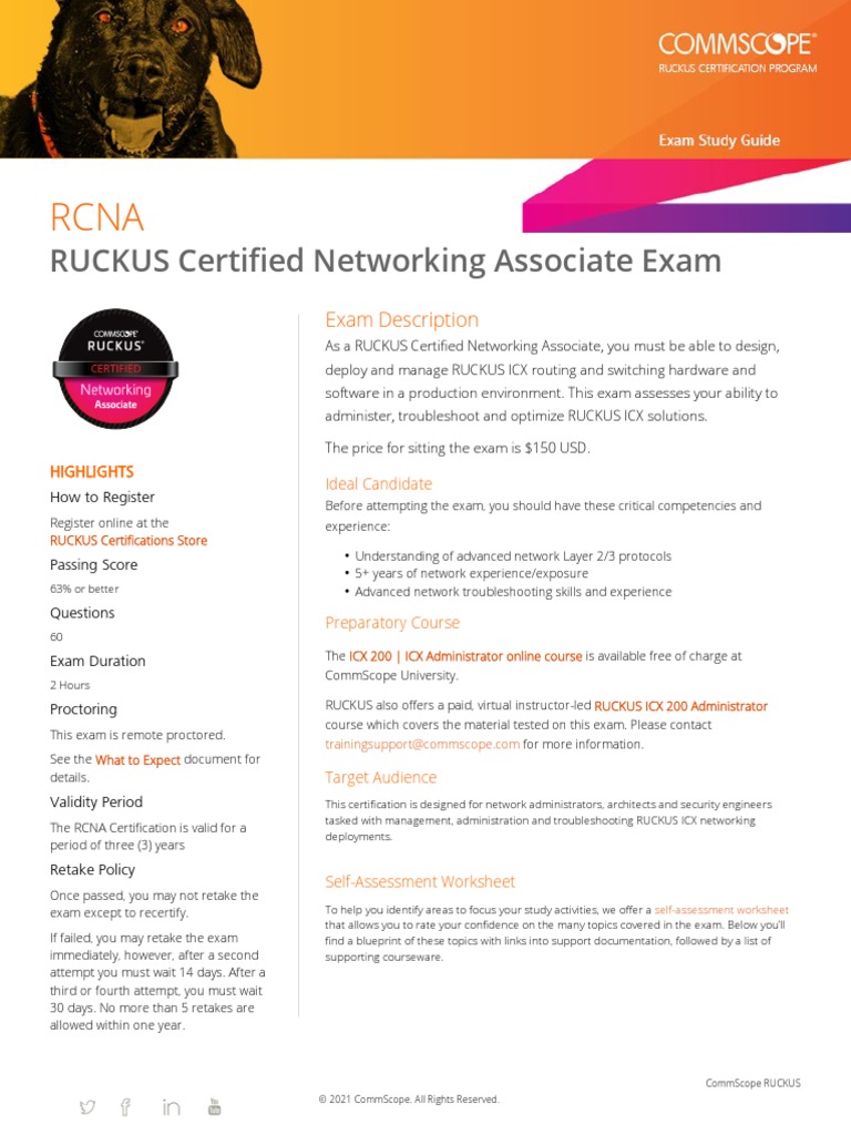 RUCKUS Certified Networking Associate Exam | PDF | Ip Address | Computer Network