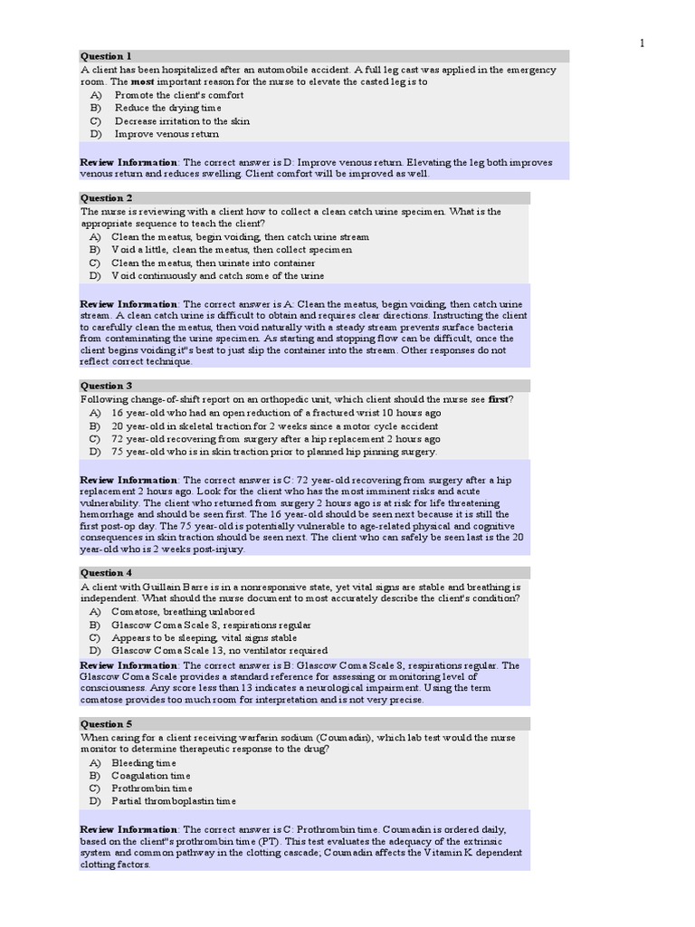 Reviewer C Answers | PDF | Coma | Stroke