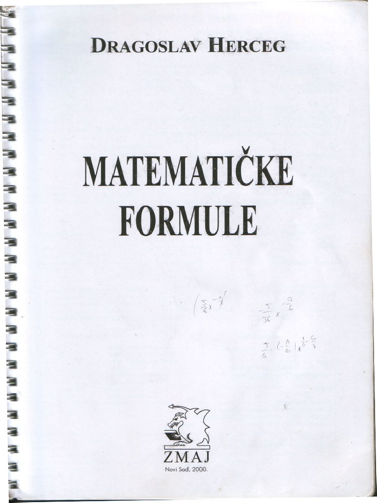 S Formule Matematicke Formule | PDF