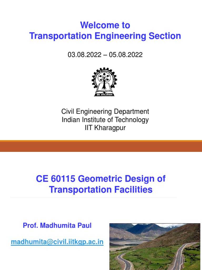 Lecture 1 GDTF | PDF | Controlled Access Highway | Road