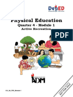 Q4 Physical Education 9 - Module 1 | PDF | Recreation | Outdoor Recreation