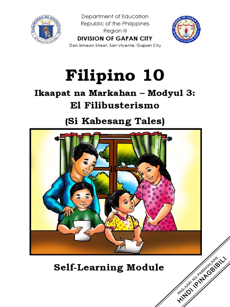 Filipino 10 SLMs 4th Quarter Module 3 | PDF