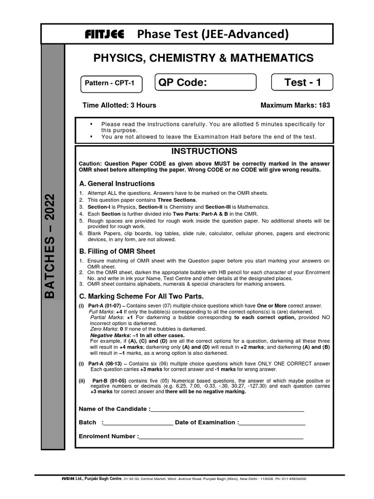 Common Test 1 | PDF | Gases | Euclidean Vector