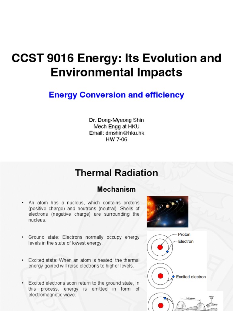 CCST 9016 Energy: Its Evolution and Environmental Impacts | PDF | Solar ...