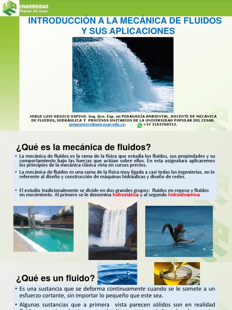 Introducción A La Mecánica De Fluidos Pdf Mecánica De Fluidos