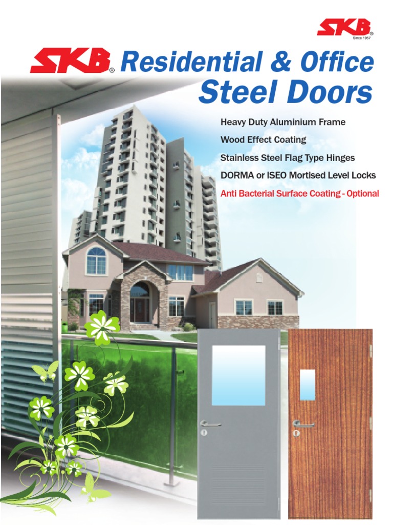 SKB SD Catalogue 2010 6 Pages | PDF | Door | Framing (Construction)