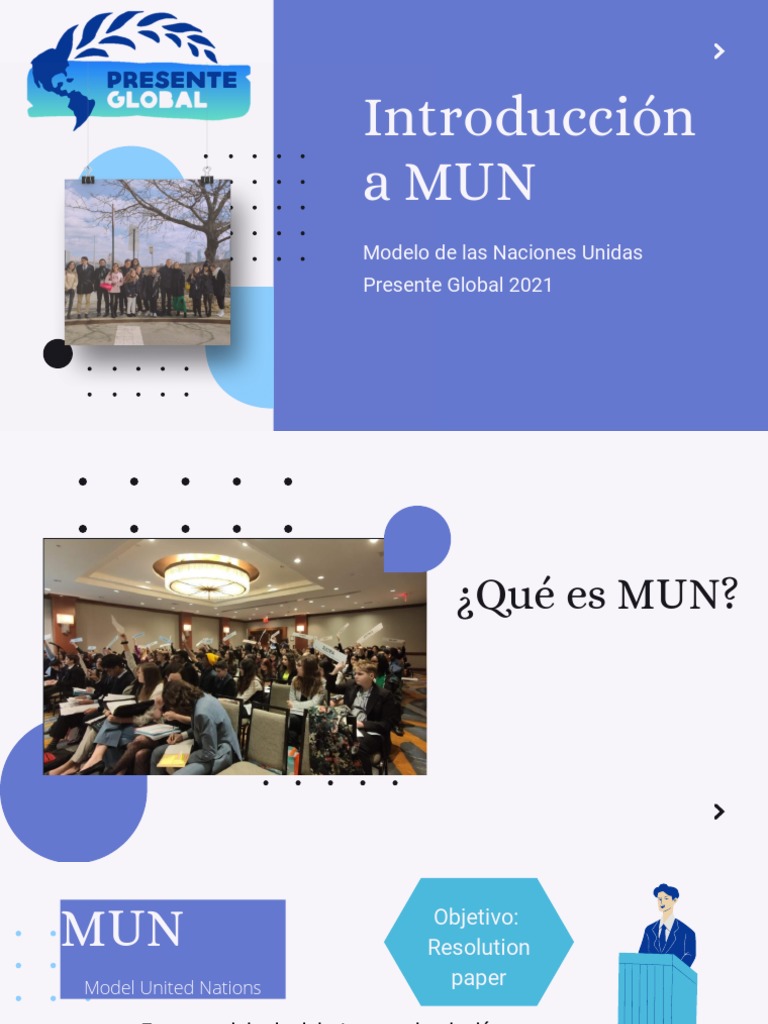 ¿Qué Es Un MUN? | PDF | Naciones Unidas | Relaciones internacionales