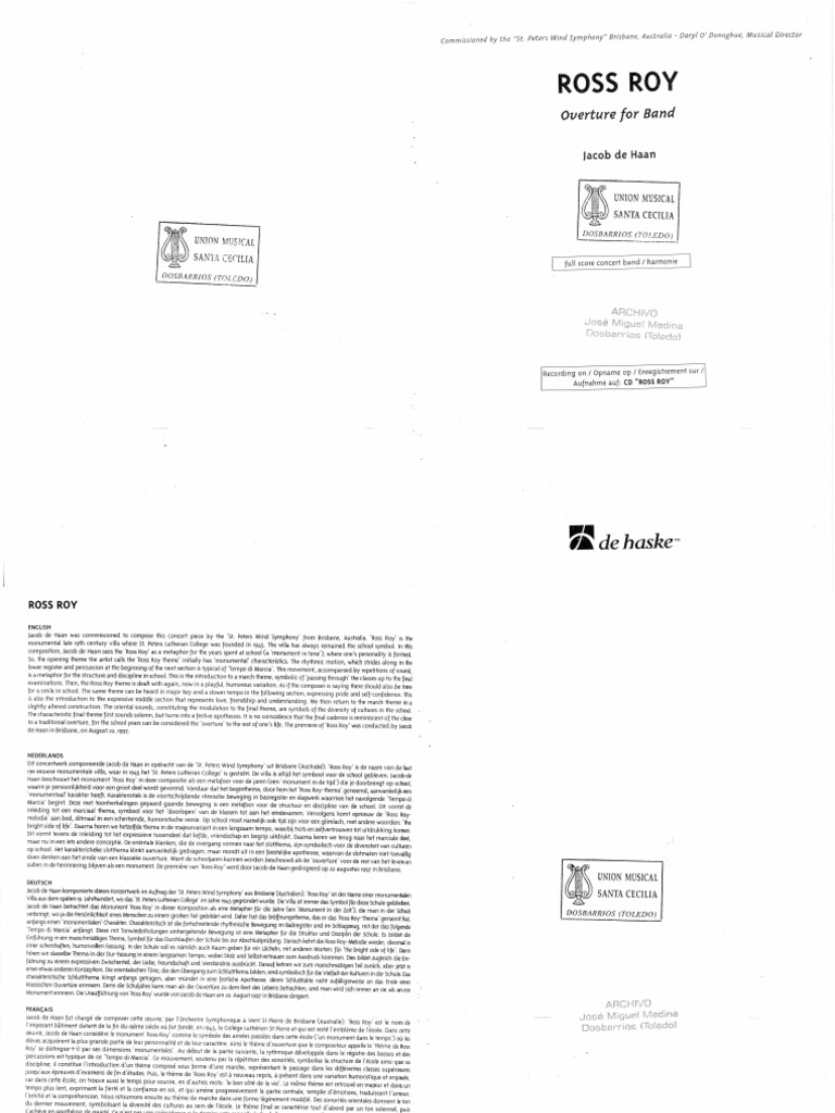 Ross Roy 1 (Josemi) | PDF