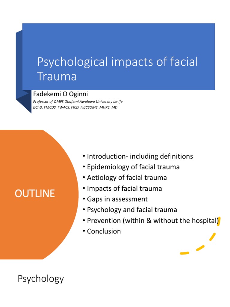 The Psychological Impact of Facial Trauma | PDF | Psychological Trauma ...