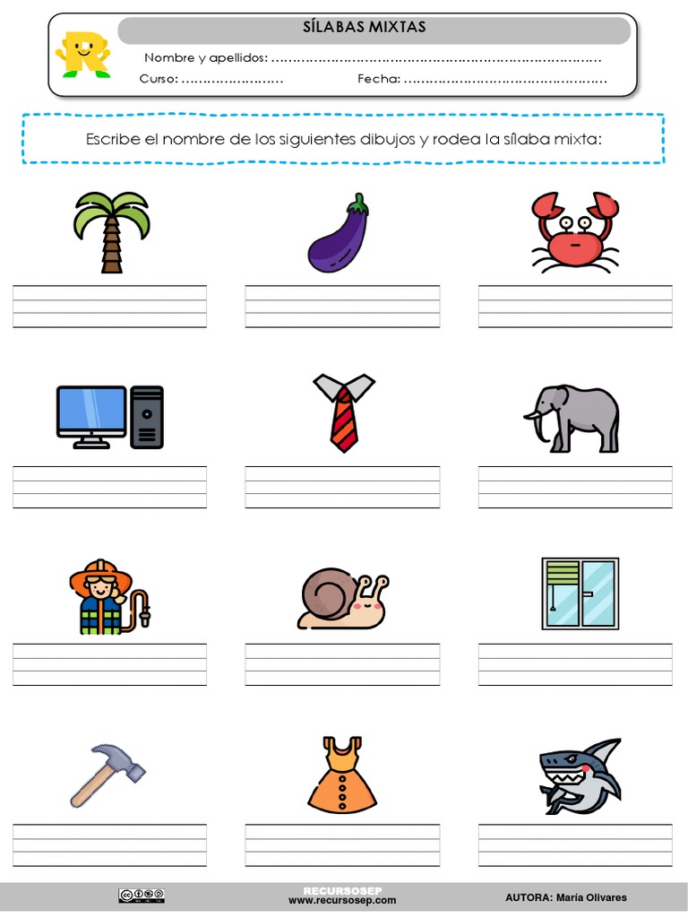 lectoescritura-silabas-mixtas | PDF