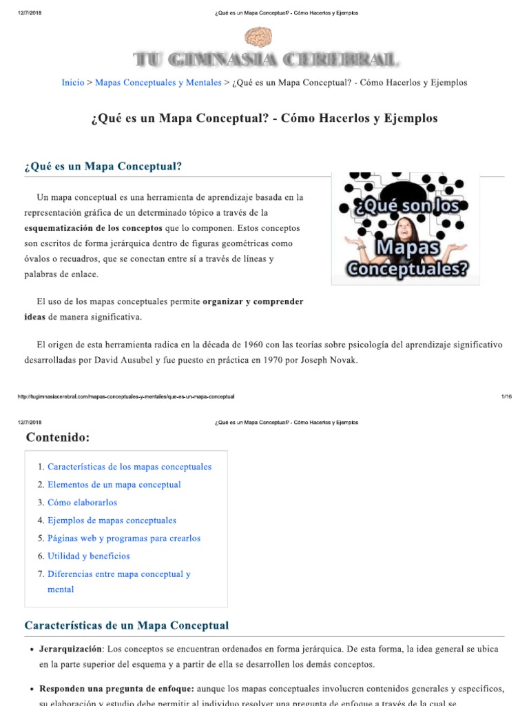 ¿Qué Es Un Mapa Conceptual - Cómo Hacerlos y Ejemplos | PDF