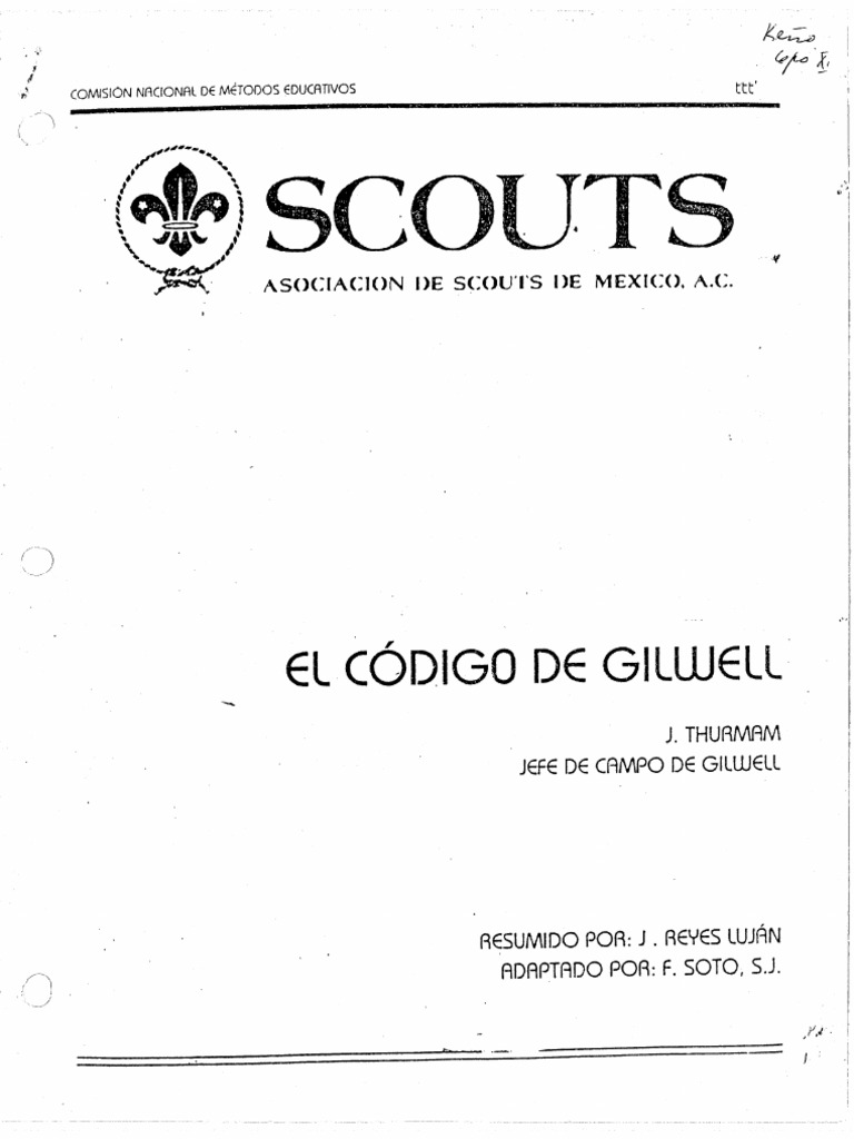Scout El Codigo de Gilwell | PDF