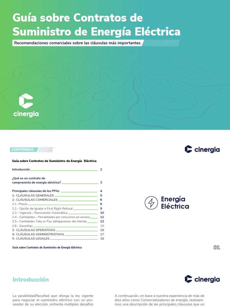 Guia Sobre Contratos de Suministro de Energia Electrica | PDF | Precios ...