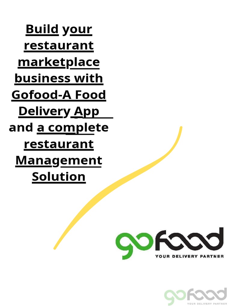 Empower Your Restaurant with Gofood | PDF | Promotion (Marketing) | Menu