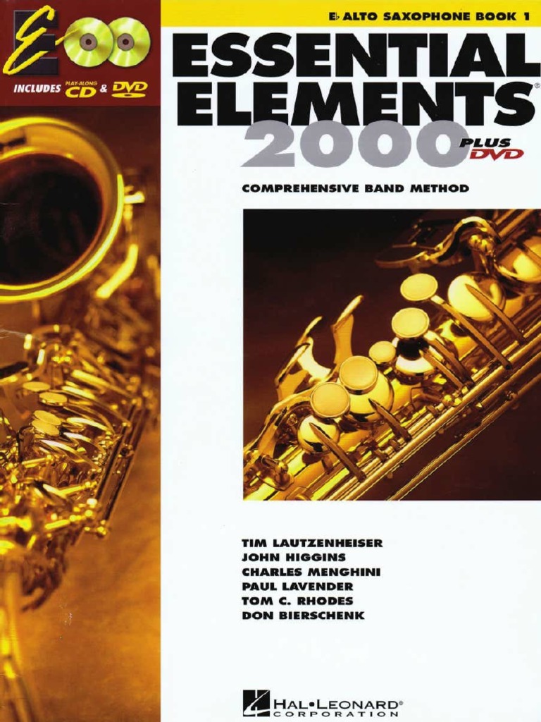 Sax Essential Elements - Impreso | PDF