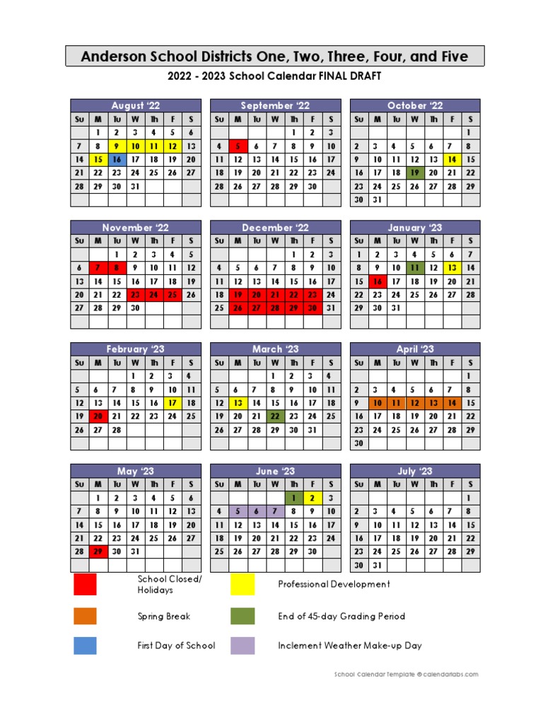 Anderson School Districts One, Two, Three, Four, and Five: 2022 - 2023 ...