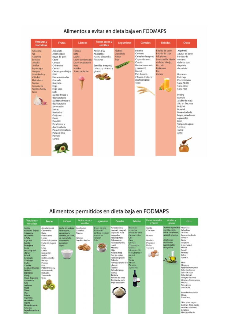 Alimentacion Fodmaps | PDF