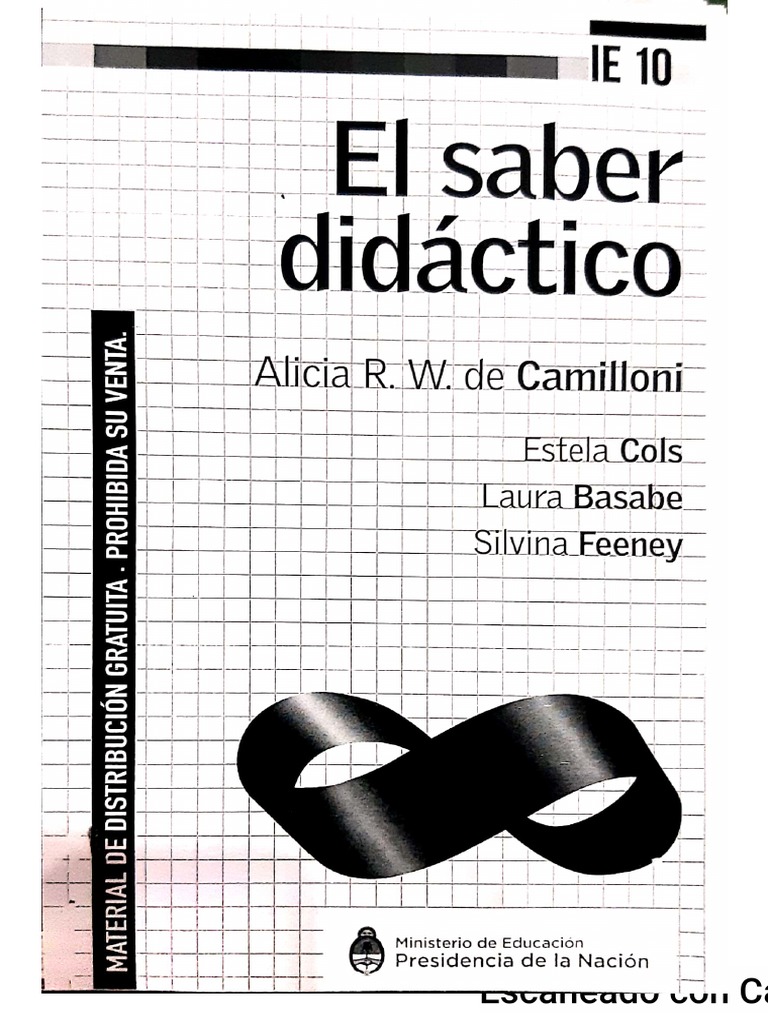 El Saber Didactico de Alicia Camilloni | PDF