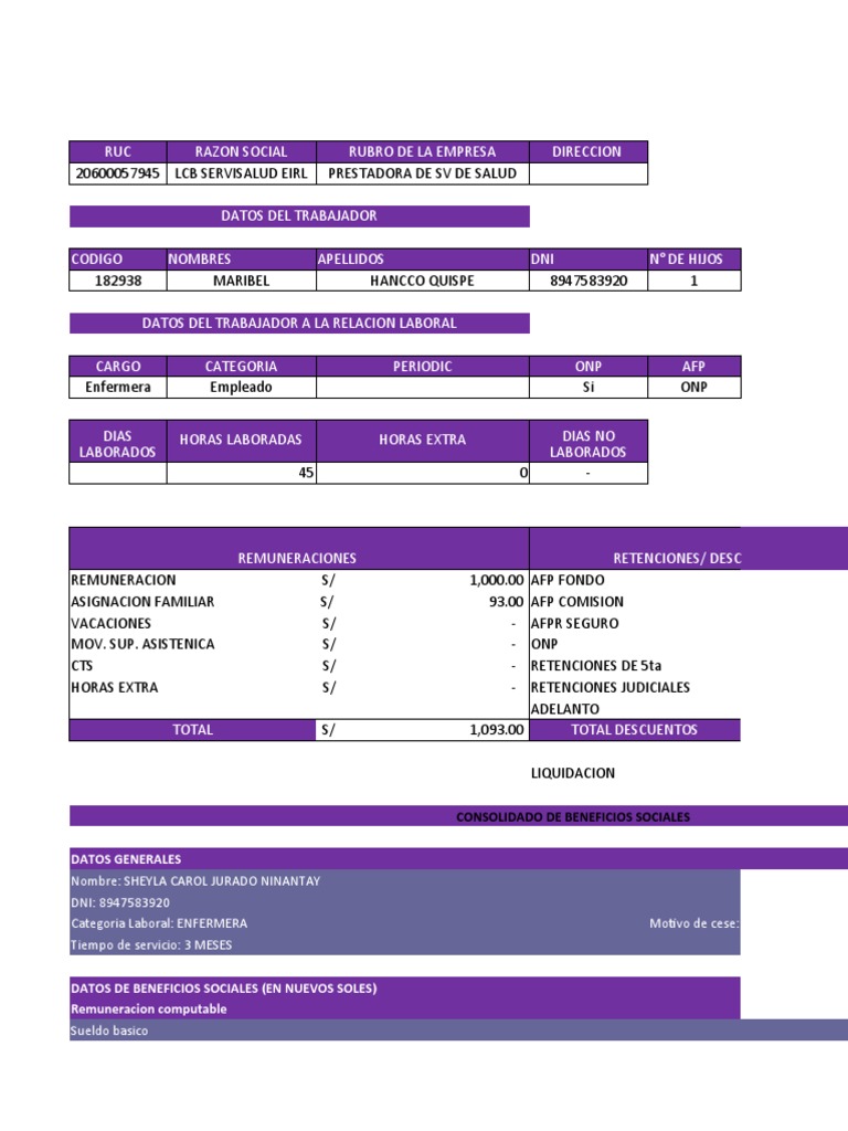 Plantillas de Boletas | PDF | Salario | Compensación laboral