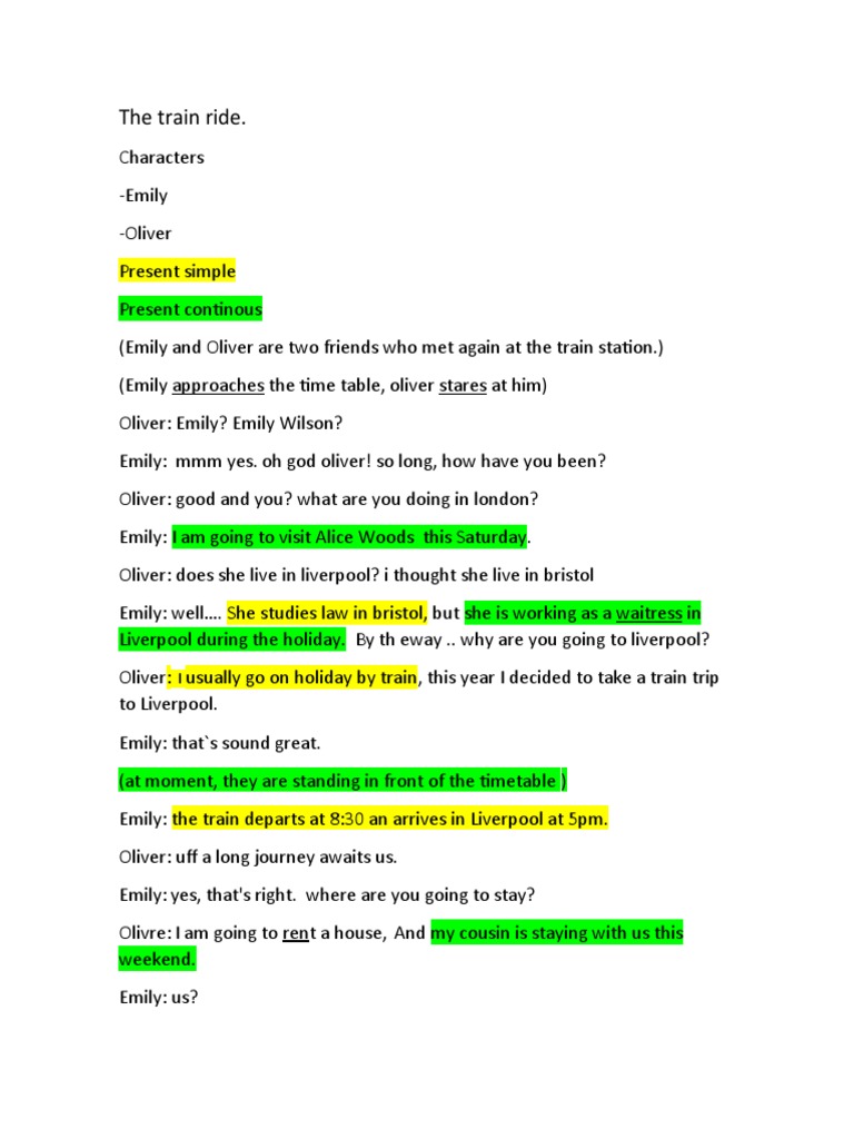 The Train Ride | PDF