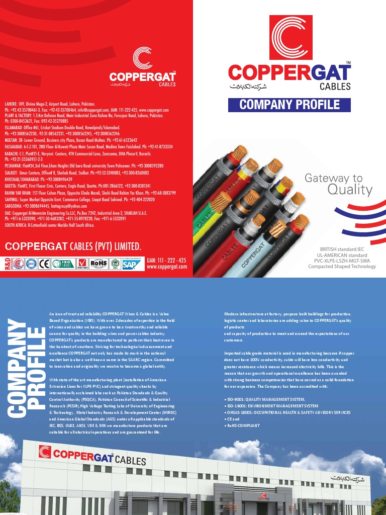 Coppergat Profile Digital | PDF | Smoke | Electrical Conductor