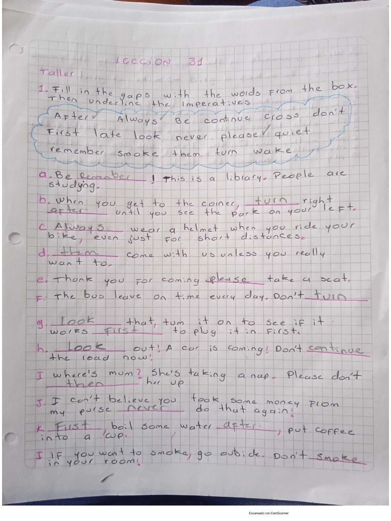 Lección 31 Inglés | PDF Lección 31 Inglés | PDF