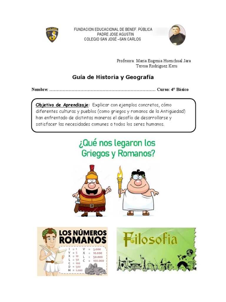 Griegos y Romanos 2022 | PDF | Antigua Grecia | imperio Romano