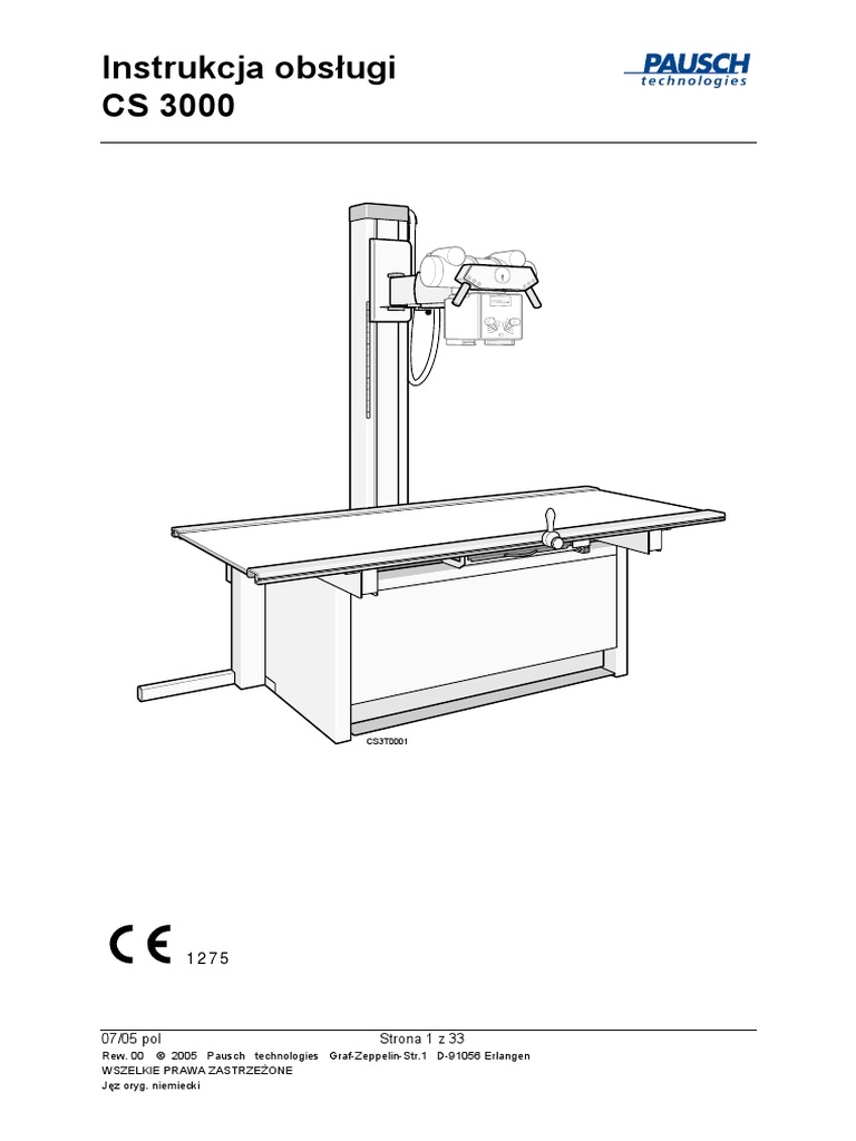 CS3000 - Instrukcja | PDF