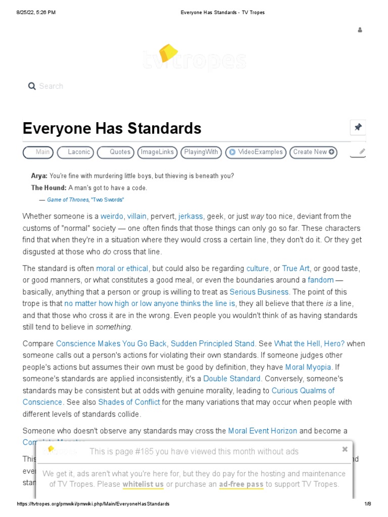 Even Villains Have Standards | PDF | Evil | Morality