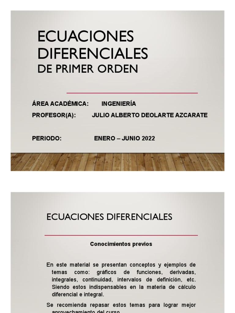 Introduccion A Las Ecuaciones Diferenciales | PDF | Ecuaciones | Derivado