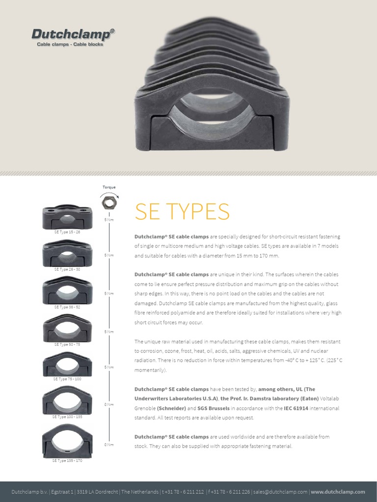 Dutchclamp SE | PDF | Glasses | Corrosion
