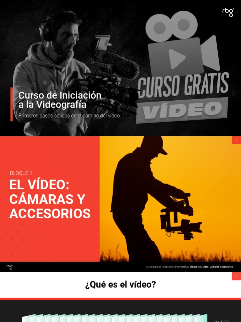Libro PDF Curso Gratis de Iniciación a La Videografía | PDF | Cámara ...