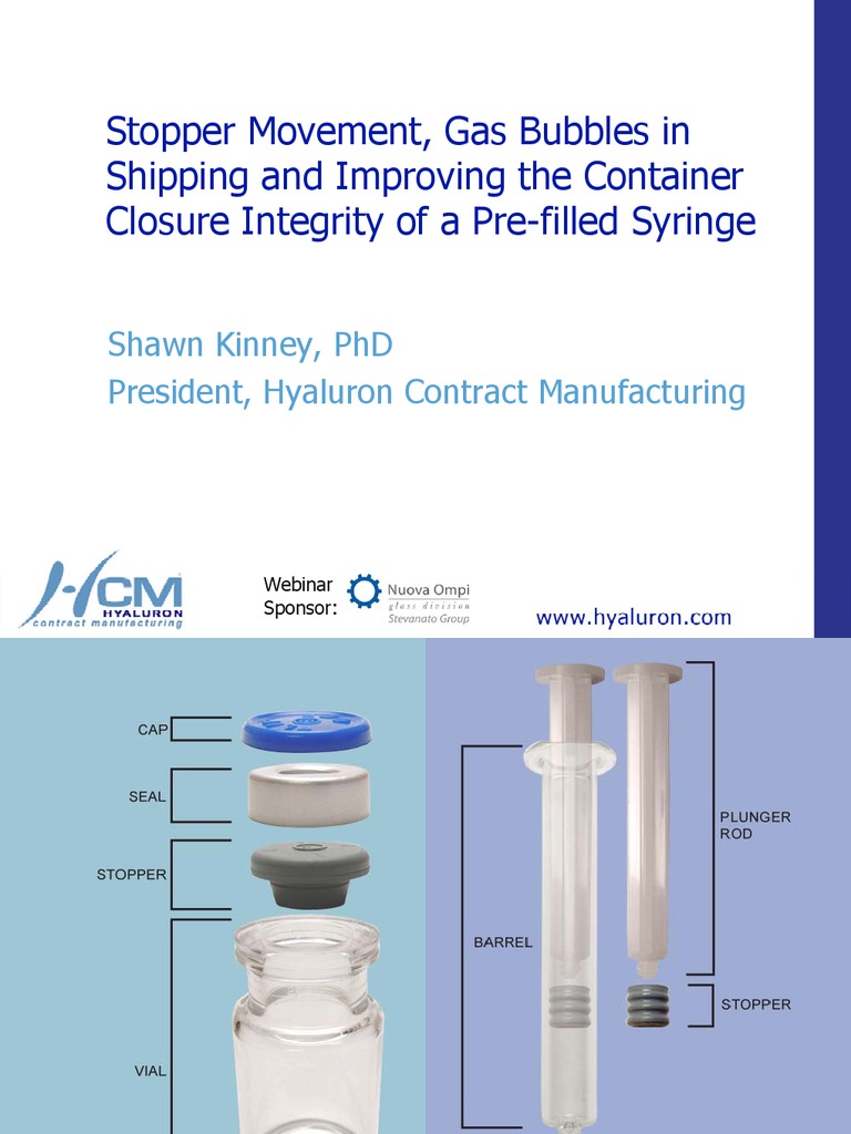 Container Closure Integrity_webinar | Syringe | Sterilization ...
