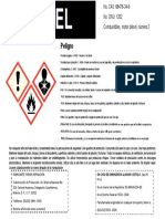 4 - Ficha de Seguridad ACEITE HIDRAULICO (Sga) | PDF