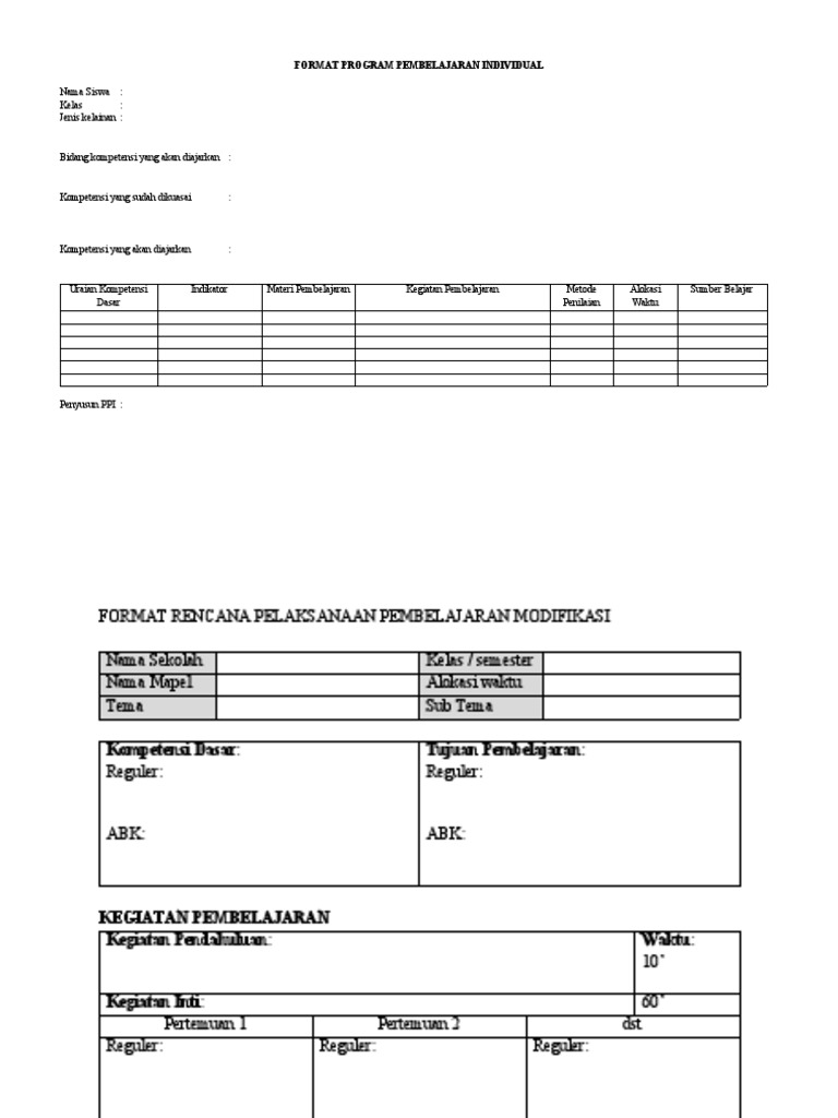 2-FORMAT PPI Dan RPP | PDF